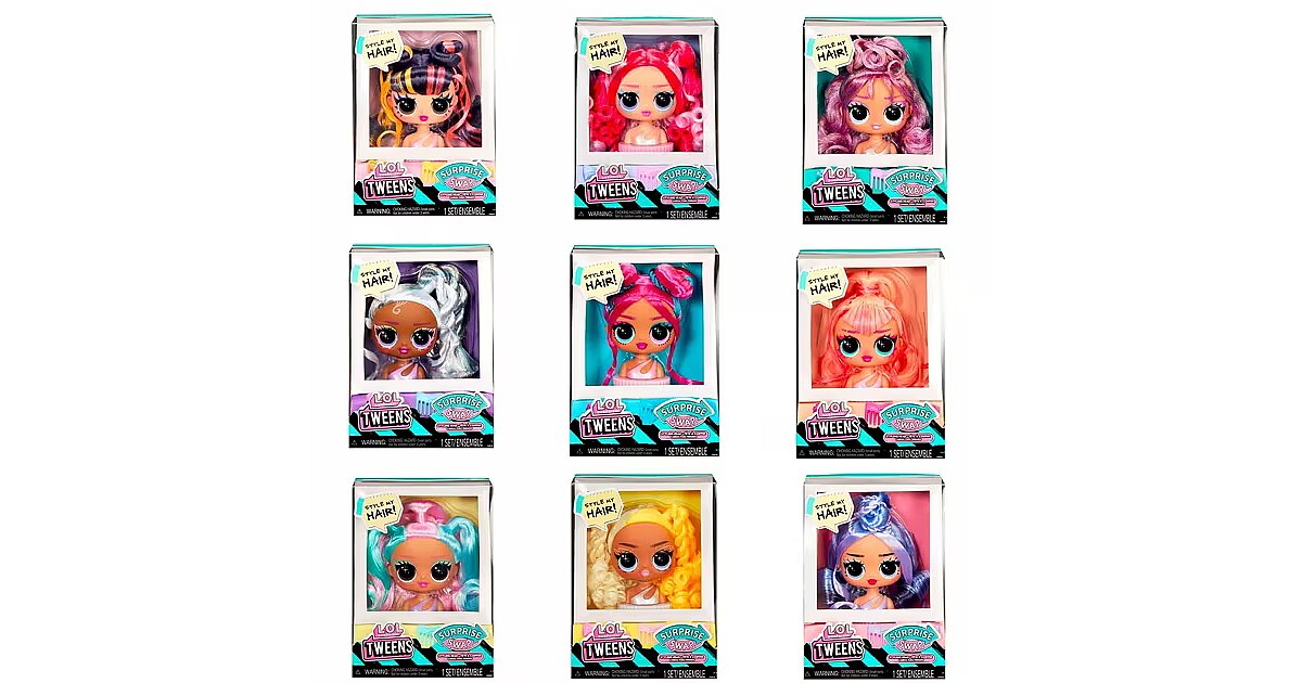 MGA Styling Head L.O.L. Surprise Tweens Surprise Swap (593522/display ...