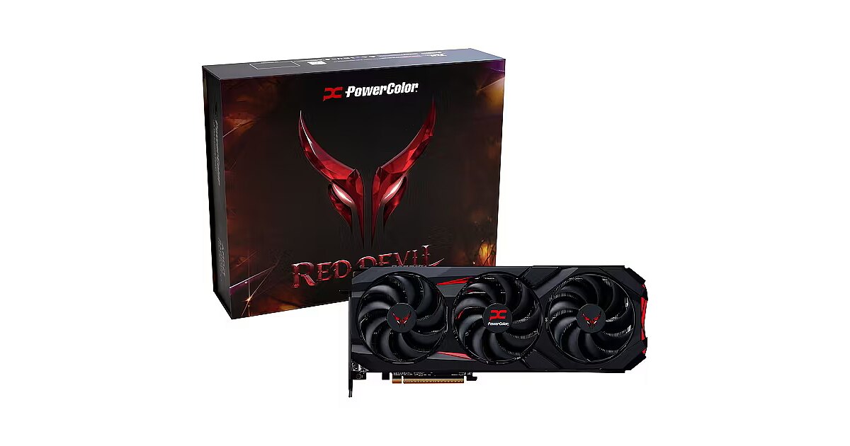 PowerColor Radeon RX 9070 XT, 16GB GDDR6, Red Devil Limited Edition ...