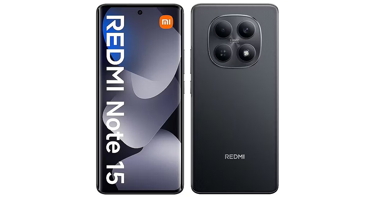 Xiaomi Redmi Note 15 4G, 8GB/256GB, Black (72153)