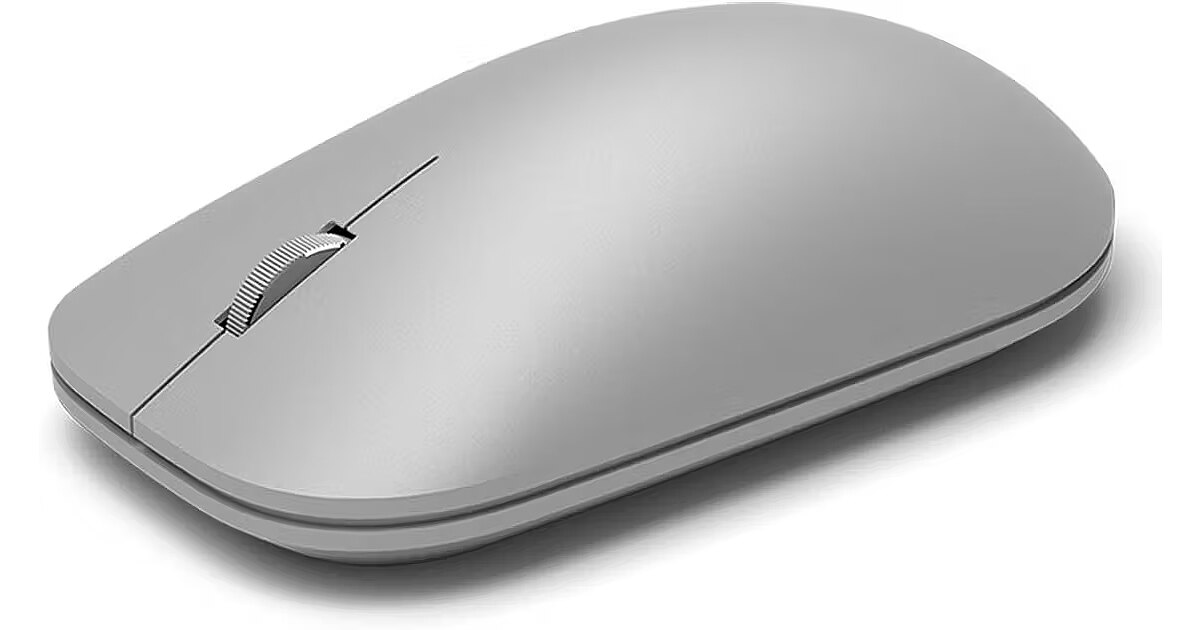 Microsoft Surface Mouse, Wireless/Bluetooth, Gray (3YR-00006)