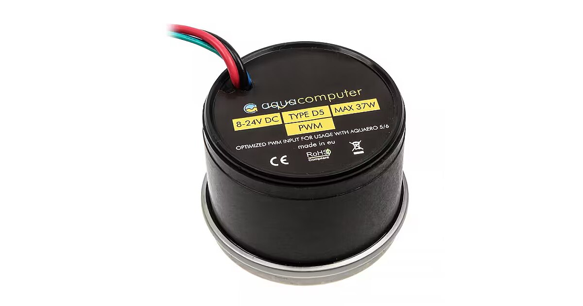 Aqua Computer D5 pump motor with PWM input and speed signal (41105)